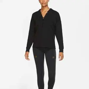 Nike Yoga Waffle V-neck Pullover Sweater