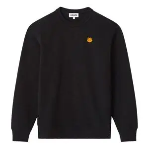 Kenzo Ss21 Embroidery Round Neck Sweatshirt