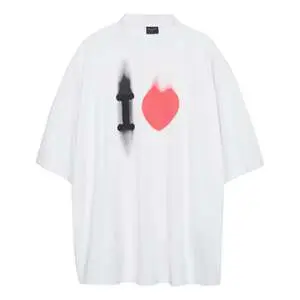 Balenciaga I Love" Graphic Print T-shirt