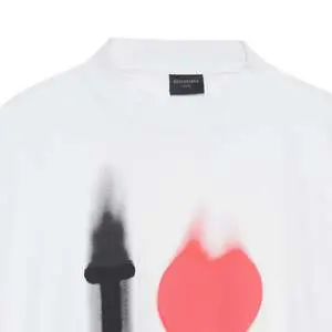 Balenciaga I Love" Graphic Print T-shirt