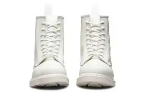 Dr. Martens 1460 Smooth Leather Lace-up Boots - White