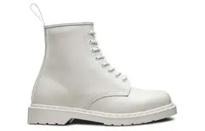 Dr. Martens 1460 Smooth Leather Lace-up Boots - White