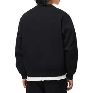 LI-NING Logo Print Classic Pullover - Black/white