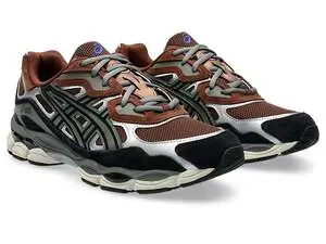 Asics Gel-nyc Sneakers - Reddish Brown/black/sail