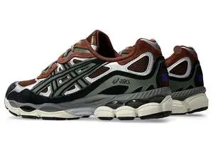 Asics Gel-nyc Sneakers - Reddish Brown/black/sail