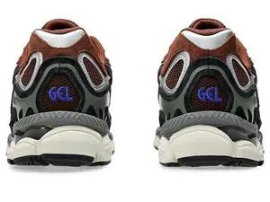 Asics Gel-nyc Sneakers - Reddish Brown/black/sail
