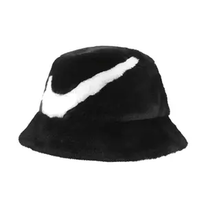 Nike Apex Faux Fur Bucket Hat - Black/cream