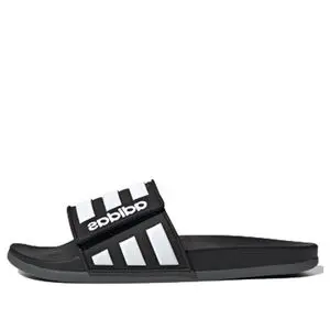 Adidas Adilette Comfort Adjustable Slides - Black