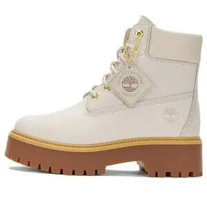 Timberland Stone Street 6-inch Platform Waterproof Boots - Beige/brown