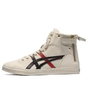 Asics High Top Lace-up Sneakers With Zip Detail