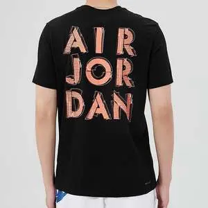 Nike As J Dfct Air Perf Gfx Crew Short Sleeve Tee - Black