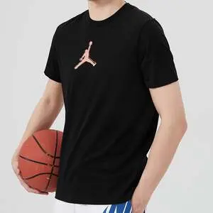 Nike As J Dfct Air Perf Gfx Crew Short Sleeve Tee - Black