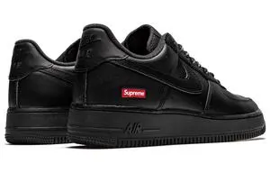 Nike X Supreme Air Force 1 Low 'box Logo' Sneakers - Black/black/black