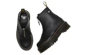 Dr. Martens Jetta Platform Zip-up Boots - Black