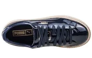 PUMA Basket Platform Patent Sneakers