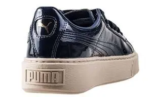 PUMA Basket Platform Patent Sneakers