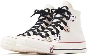 CONVERSE Kith X Disney X Chuck 70 'mickey Mouse Portrait' High Top Sneakers - White