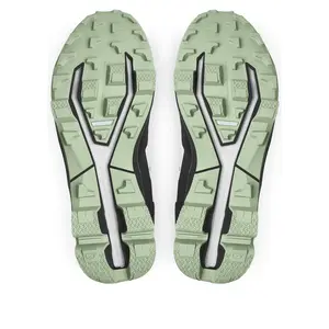 On Cloudventure Peak Trail Running Shoes - White/green