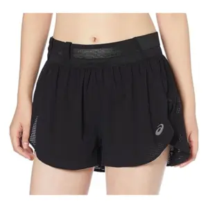 Asics Metarun Split Shorts - Performance Black