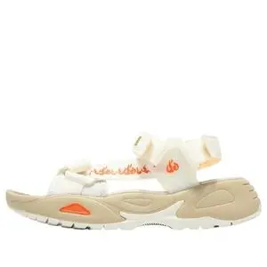 PUMA Traek Lite 'gradient Flames' Sandals - White/orange