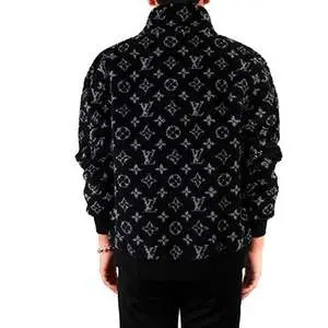 LOUIS VUITTON Monogram Fleece Full Logo Zipper Jacket