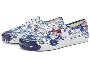 VANS Connor Tingley X Og Authentic Lx "checkerboard - White/blue