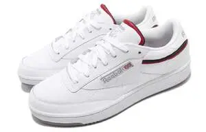 REEBOK Club C 85 Mu Low Top Sneakers - White/navy/red