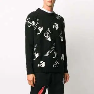 Off-White Logo Knit Pullover