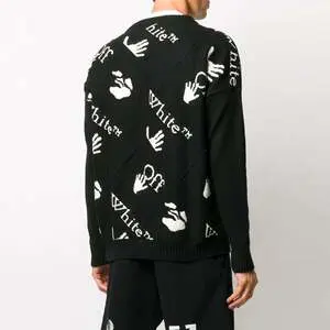 Off-White Logo Knit Pullover