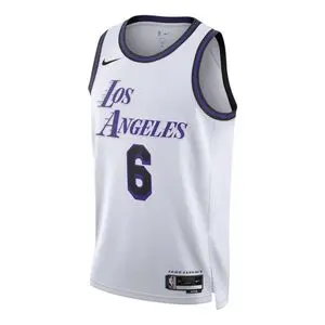 Nike Dri-fit Nba Los Angeles Lakers Lebron James City Edition 2022/23 Swingman Jersey - None