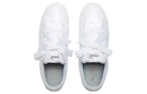 PUMA Vikky Platform Ribbon Low Top Sneakers - White