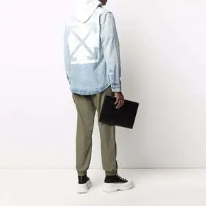 Off-White Ss21 Lapel Buckle Long Sleeves Shirt