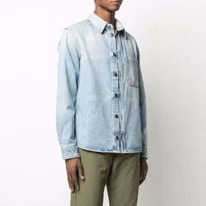 Off-White Ss21 Lapel Buckle Long Sleeves Shirt