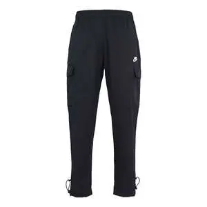 Nike Solid Color Logo Woven Cargo Casual Long Pants - Multi-color