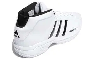 Adidas Pro Model 2g High Top Sneakers - White/black