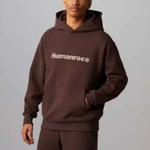 Adidas X Pharrell Humanrace Logo Hoodie 'brown