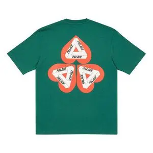 PALACE Heart Shape Tri-ferg Pattern Short Sleeve T-shirt - Green