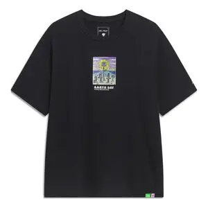 LI-NING X Steven Harrington Graphic T-shirt 'black - Black/multi-color