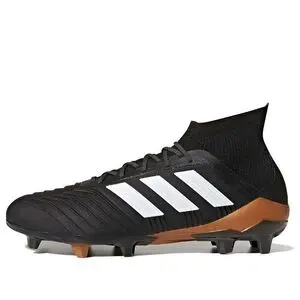Adidas Predator 18.1 Fg Firm Ground Soccer Cleats - Black/white/gold