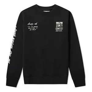 Off-White Mona Lisa Print Crewneck Sweater - Black