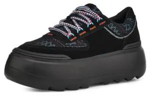 UGG Marin Mega Lace Heritage Braid Sneakers - Black