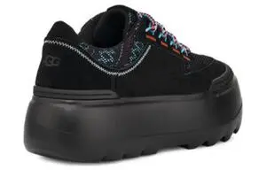 UGG Marin Mega Lace Heritage Braid Sneakers - Black