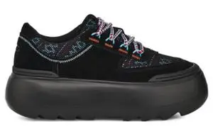 UGG Marin Mega Lace Heritage Braid Sneakers - Black