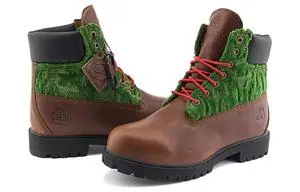 Timberland Heritage Black Pioneers 6 Inch Waterproof Lace-up Boots