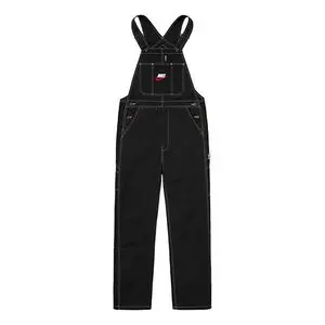 Supreme Fw18 Nike Cotton Twill Overalls - Black