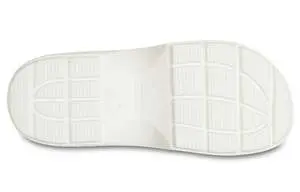 CROCS Stomp Platform Slides - White
