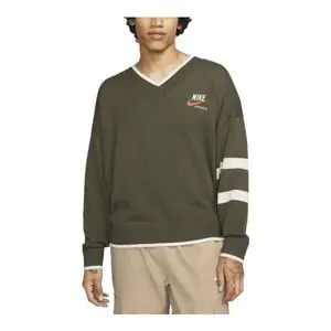 Nike V-neck Sweater - Green/multi-color
