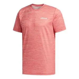 Adidas Adidas Training Sports Short-sleeve Tee Men Pink Pinkred