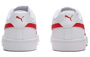 PUMA Smash V2 L Sneakers - White/red