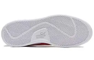 PUMA Smash V2 L Sneakers - White/red